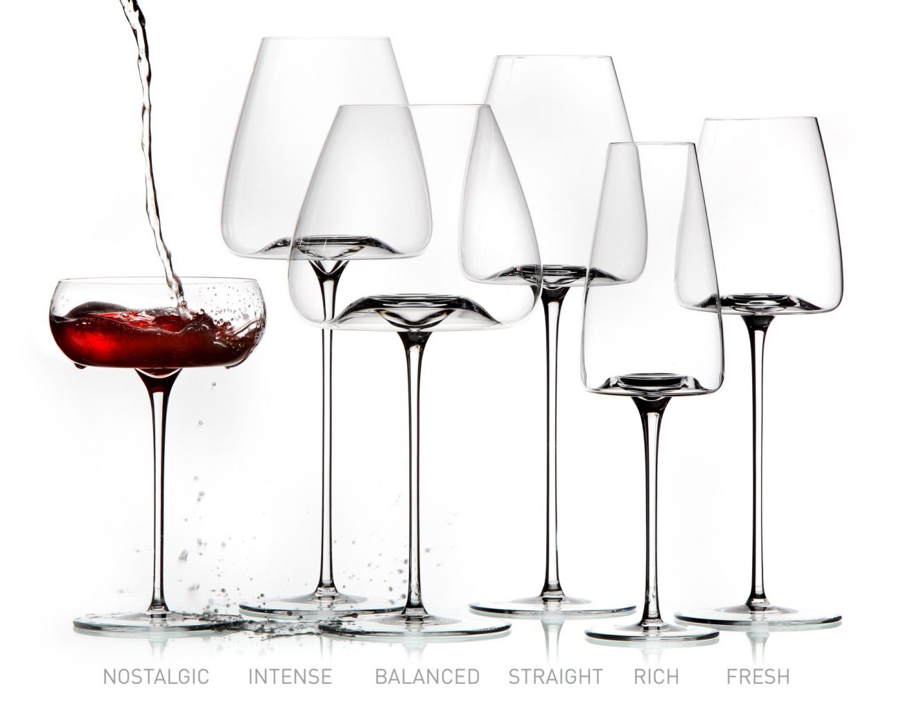 Gläser-Innovation: Das Glas entscheidet, wie der Wein schmecken soll.